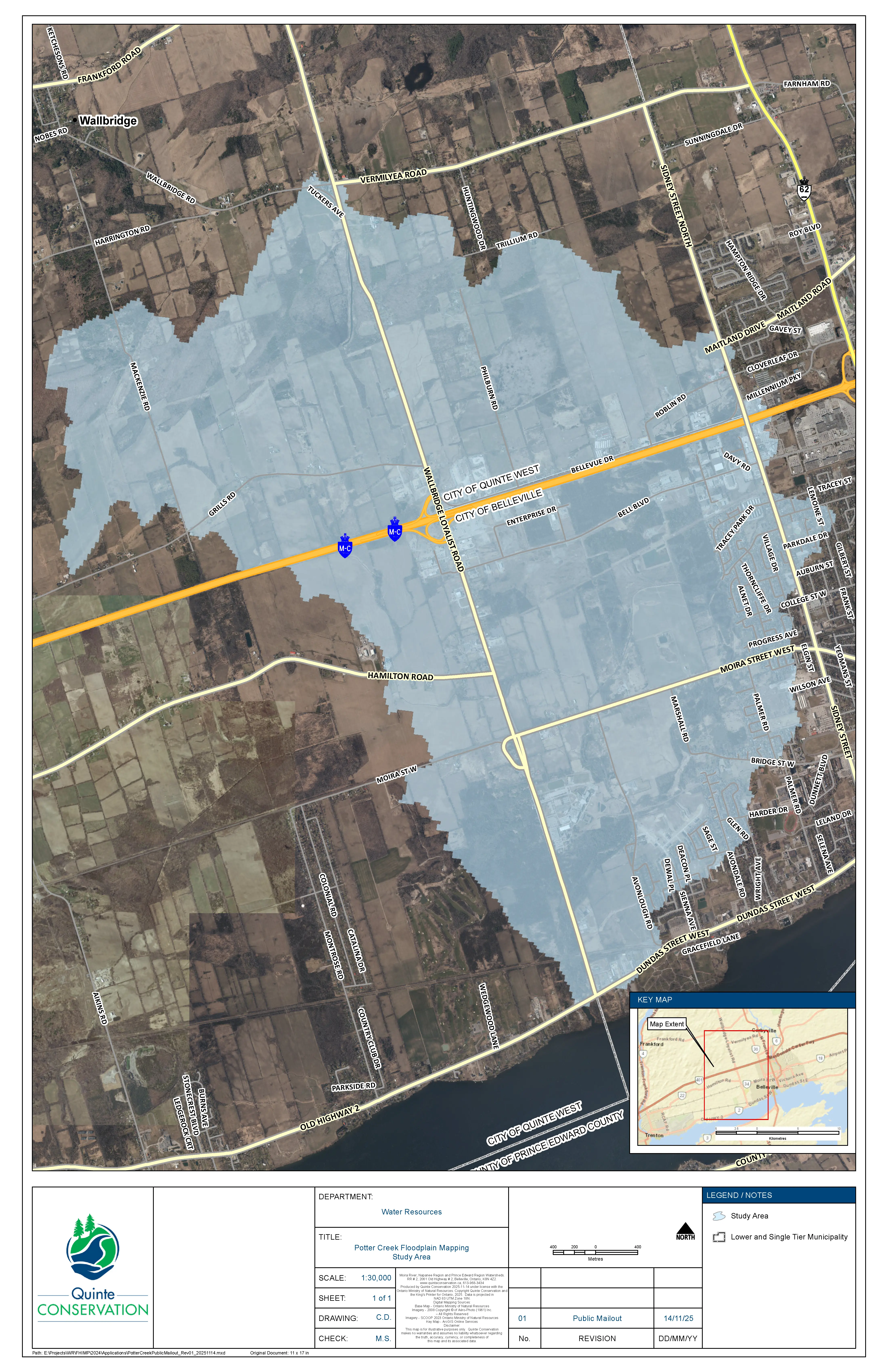 Potter Creek Floodplain Mapping | Quinte Conservation